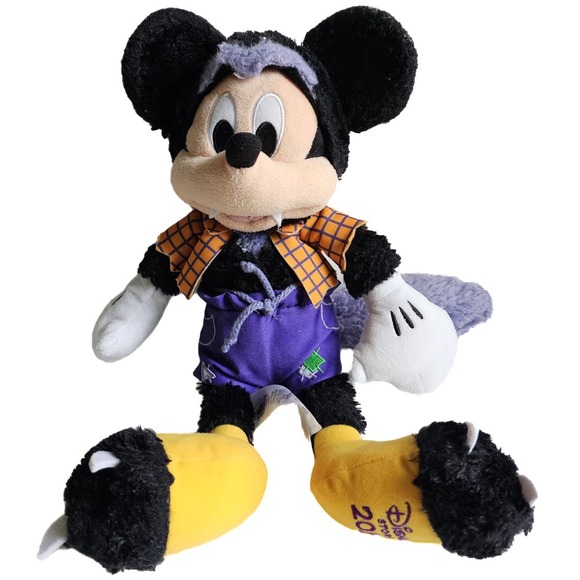 Disney | Toys | Mickey Mouse Halloween Werewolf Plush Disney Store 29 ...